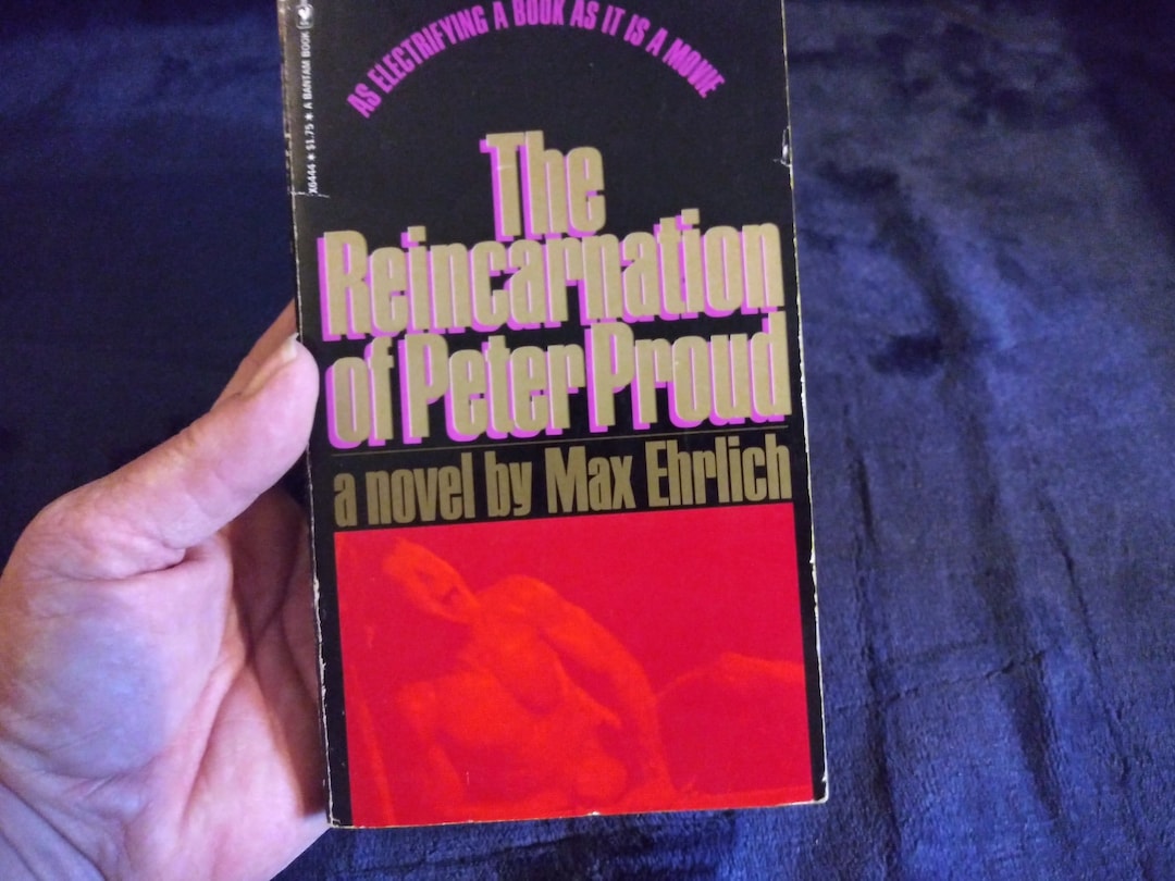 The Reincarnation of Peter Proud by Max Ehrlich, Suspense Novel - Etsy