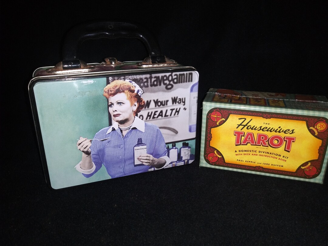 Vintage I Love Lucy Lunchbox And/or Housewives Tarot Card Set-choose ...