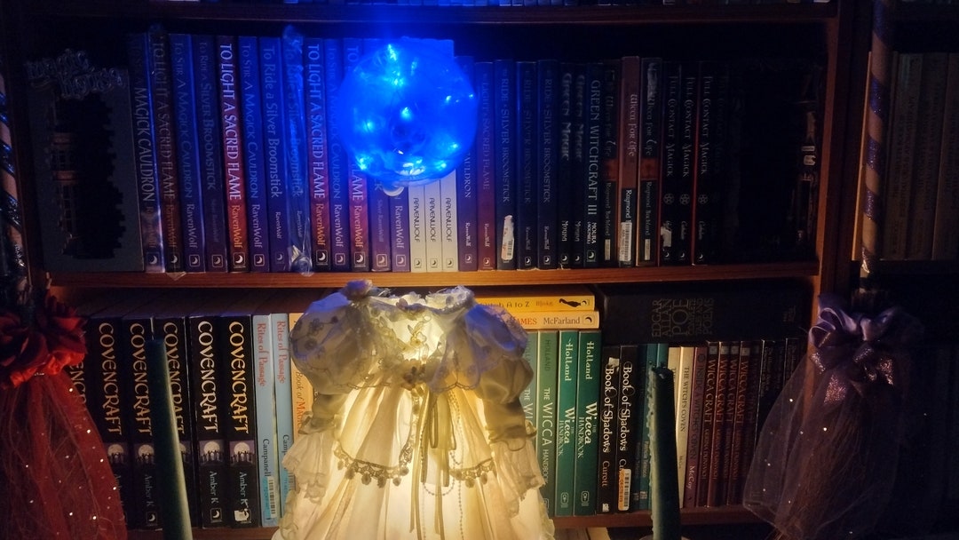 Large Lady Luna Floating Head-fortune Teller Crystal Ball-great Gifts ...