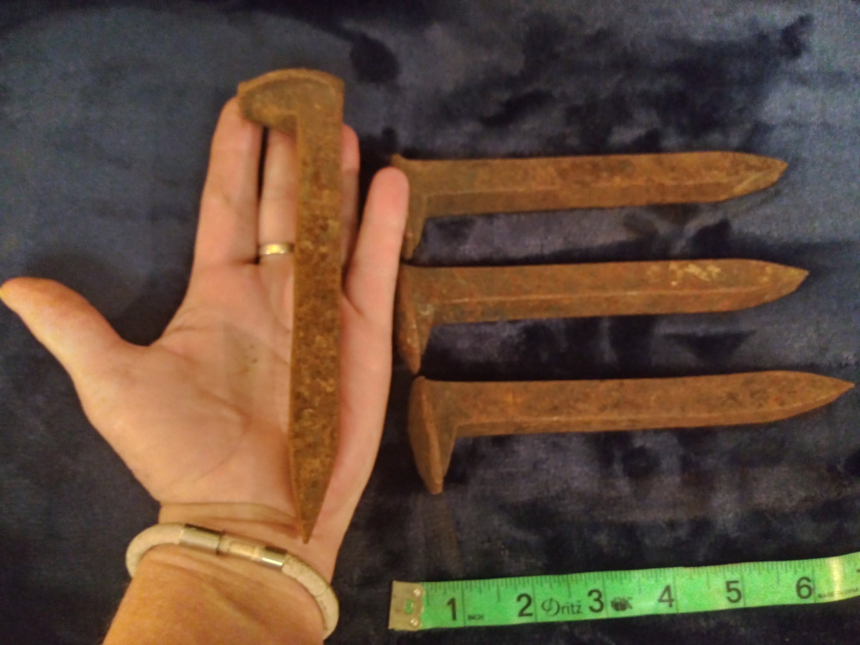 Railroad Spikes: Blessed Steel Stakes, Hoodoo Curio (set of 4) - Etsy