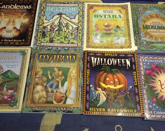 Wheel of the Year-full Set-vintage Llewellyn Sabbat Series-all 8 ...