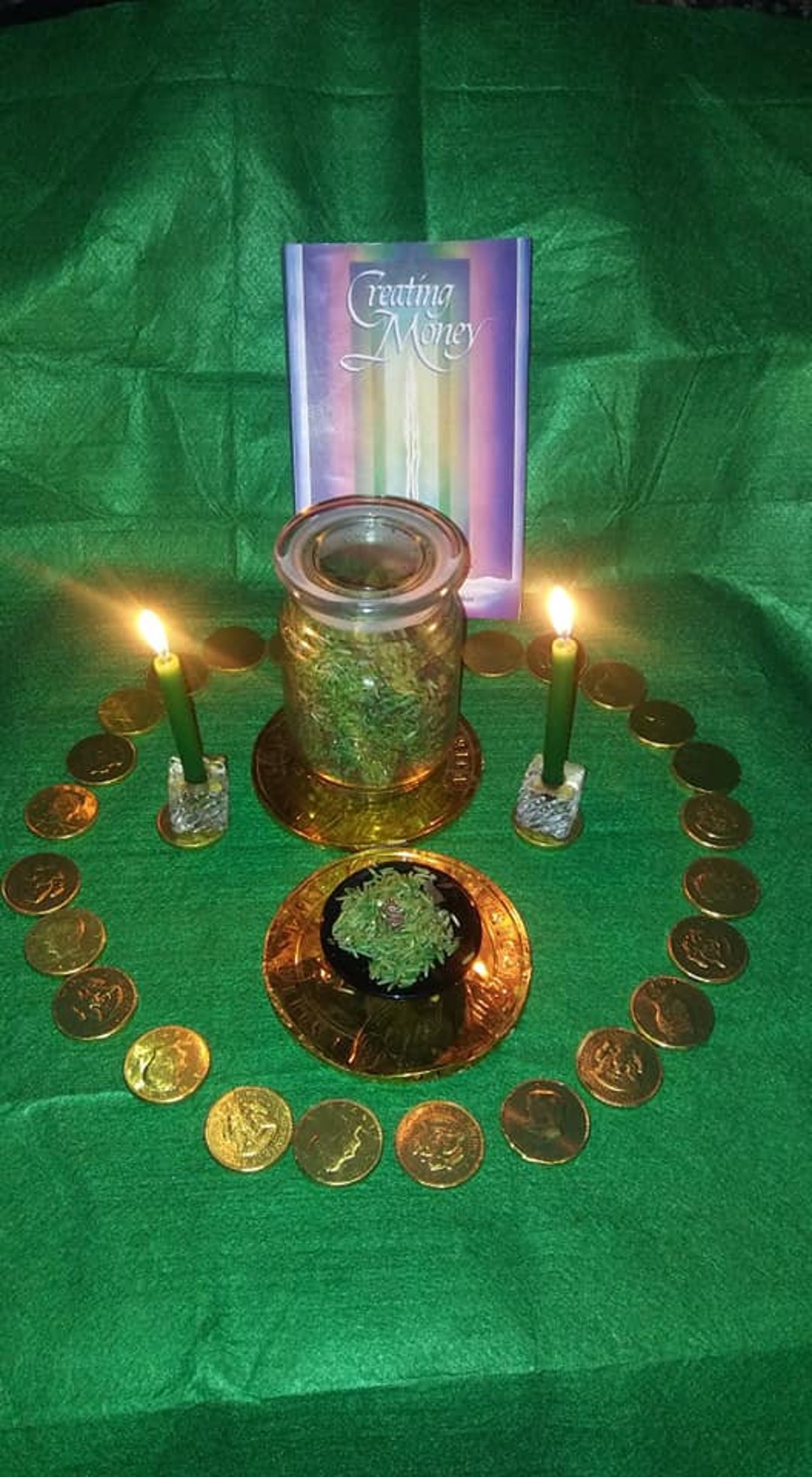 Hoodoo Lucky Green Rice: Money Drawing Herbs in Mojo Bag (1 Oz) - Etsy