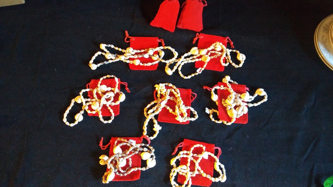 Hoodoo Prayer Shells~vintage-wishing Spell Shells-pagan Prayer Beads ...