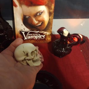 Vampire Altar-vintage Avon Altar Tools-blood Red Chalices, Scrying Bowl ...