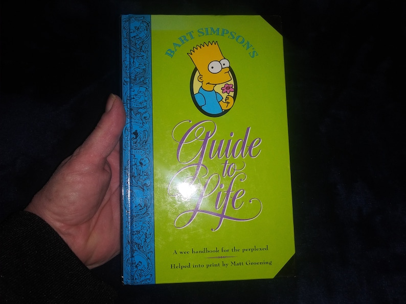 Bart Simpson's Guide to Life – Matt Groening Hardcover Book - Etsy