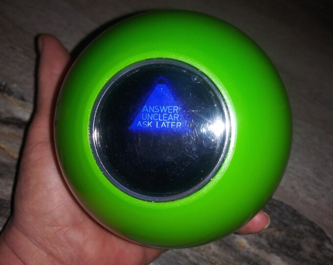 Rare-vintage-plain Green Magic 8 Ball-vintage and Works Great-ask to ...