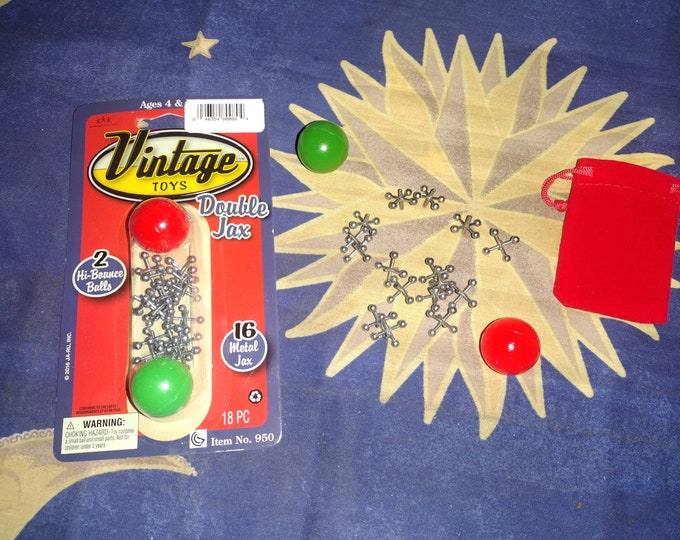 Set of Vintage Metal Jacks - Etsy