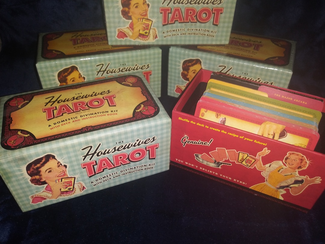 Vintage Tarot-a Super Fun Tarot Deck-the Housewives Tarot-highly ...