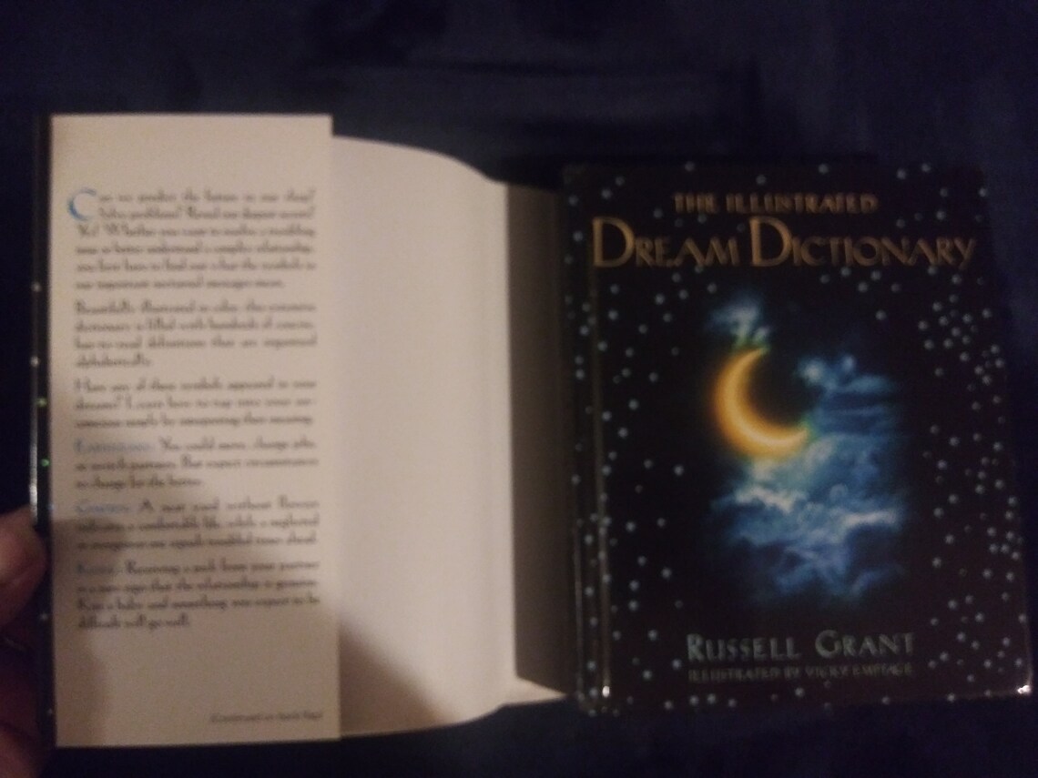The Illustrated Dream Dictionary by Russell Grant-hard - Etsy The Illustrated Dream Dictionary by Russell Grant-hard - Etsy