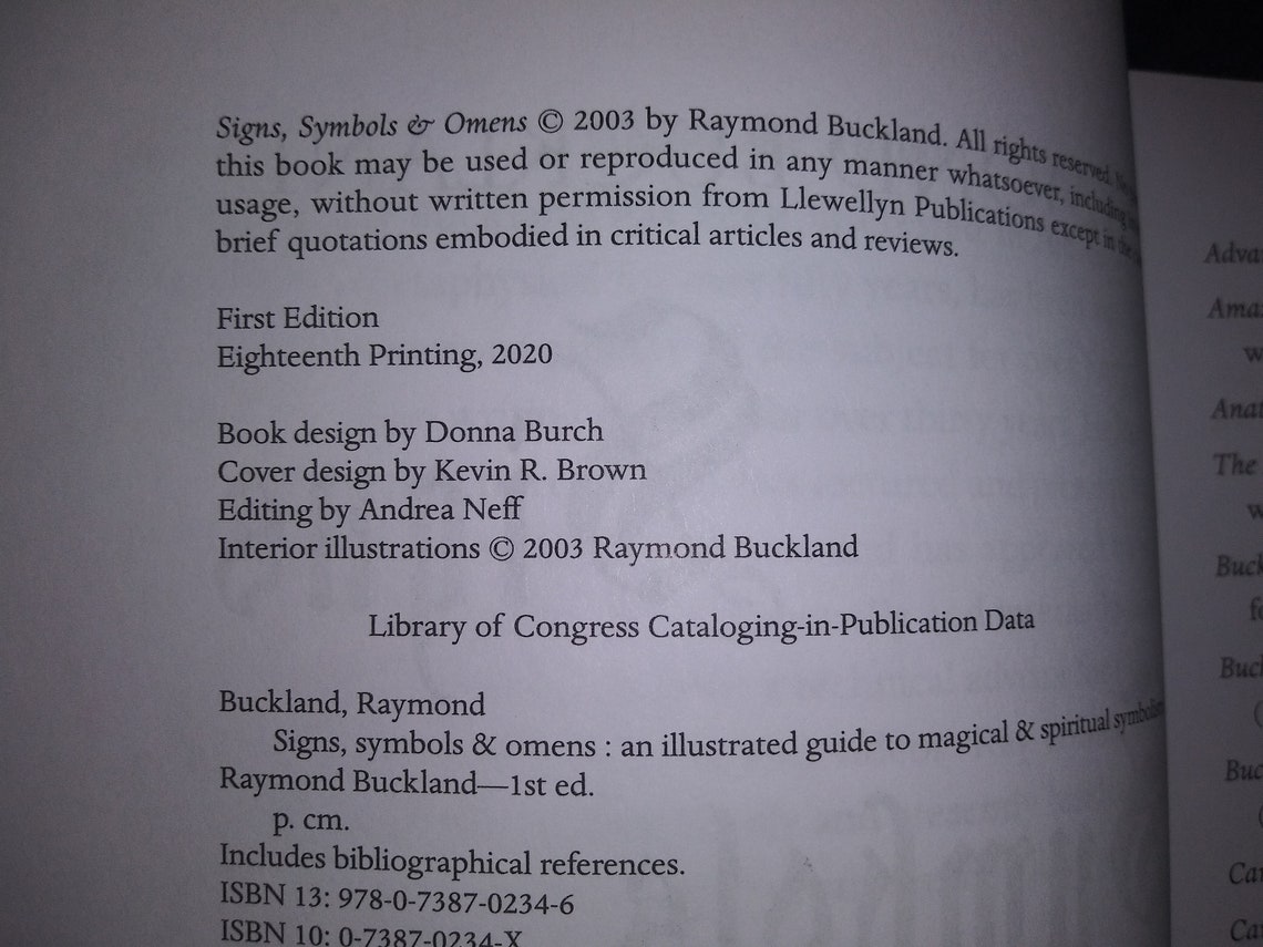 Signs Symbols and Omens an Illustrated Guide to Magical & Spiritual ...