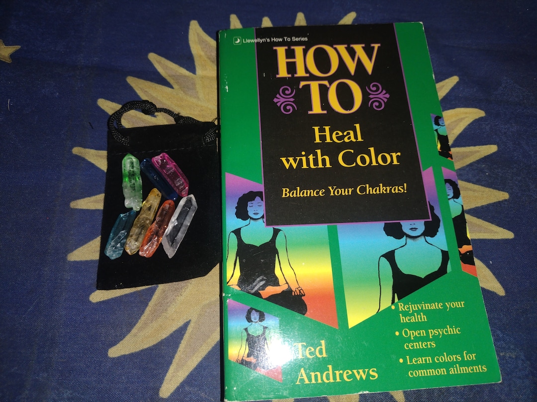 How To----with Color by Ted Andrews-book and a Set of Chakra Crystals ...