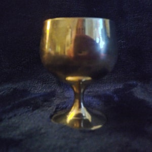Brass Chalice-mini Chalice-travel Altar Chalice-your Choice Between 2 ...