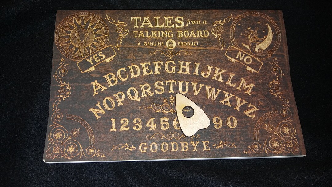 Ouija Board Book Set: Tales From A Talking Board, Handmade Planchette ...