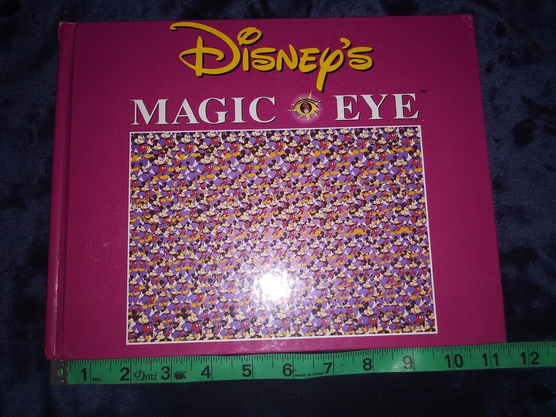 Enhance Your Third Eye With Magic Eye Books-rare Disney's - Etsy