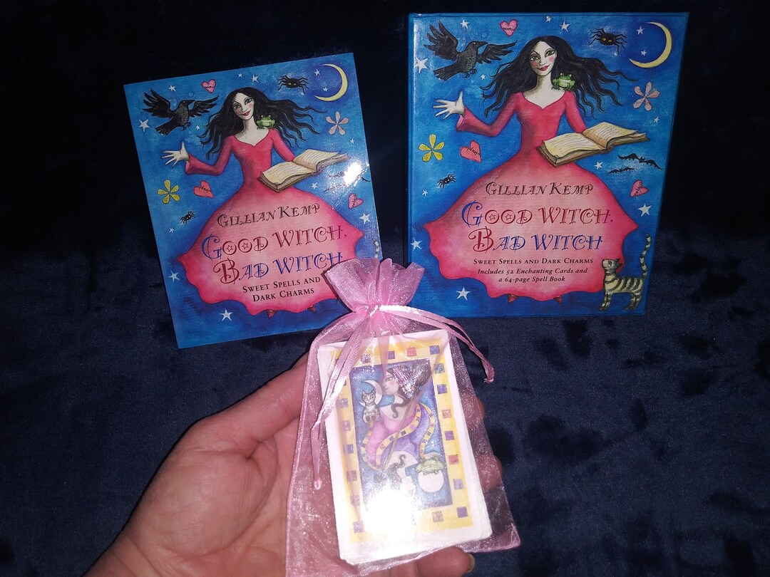 Rare Out Of Print Set Good Witch Bad Witch Sweet Spells And Dark