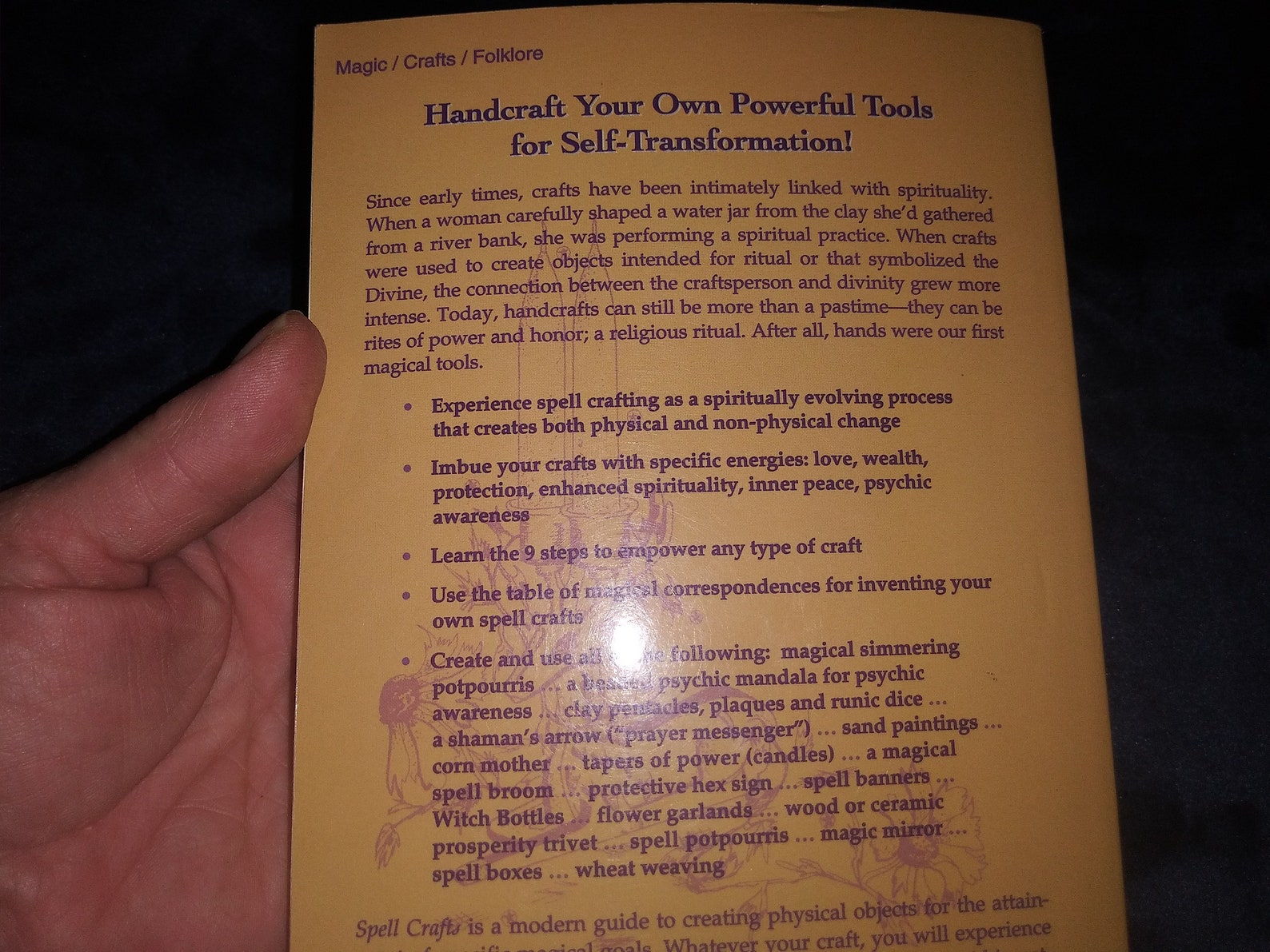 Spell Crafts: Creating Magical Objects by Scott Cunningham and David B ...