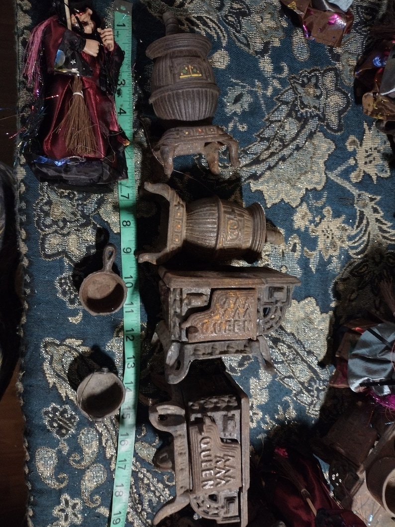 Cast Iron Stove-antique-salesman Sample and an Adorable Lucky - Etsy