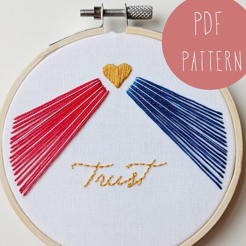 Divine Mercy trust Embroidery Pattern. Catholic - Etsy
