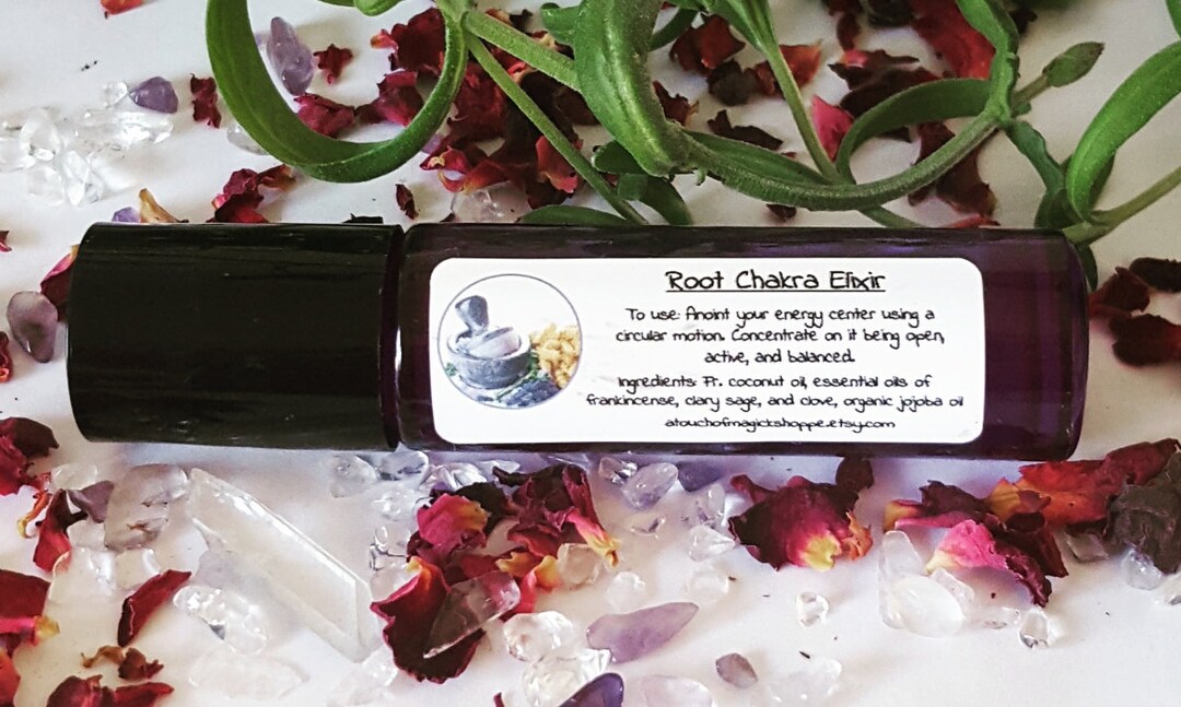 Root Chakra Elixir, Grounding Oil, Essential Oil Blends, Chakra Healing ...