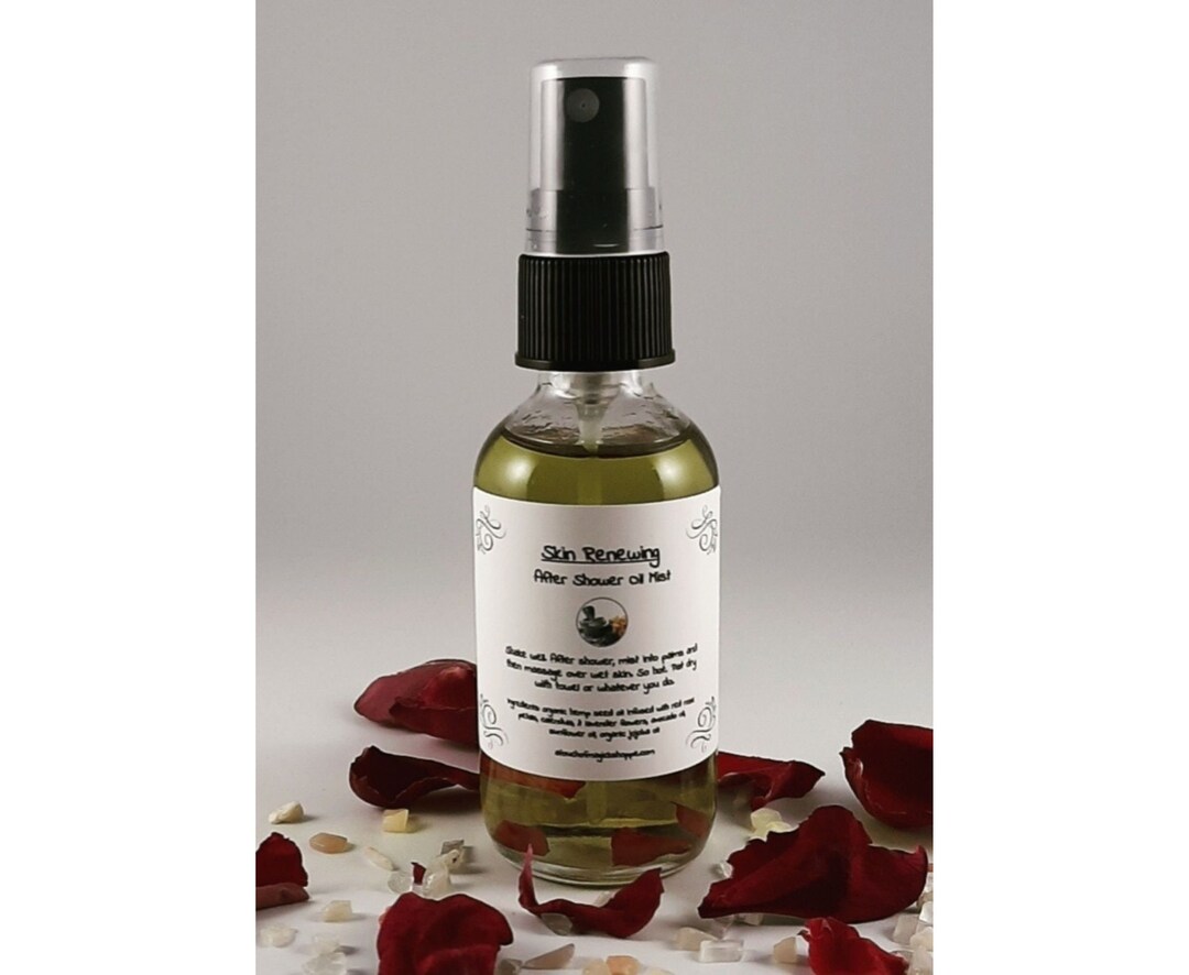 Rejuvenate After Shower Body Oil, Body Mist, Organic Hemp Seed Oil ...