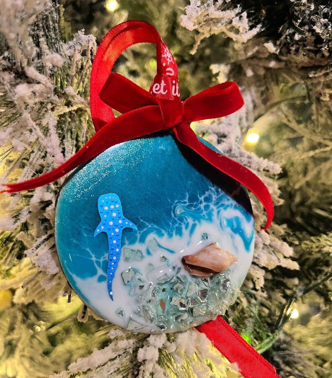 Whale Shark Ornament Christmas Tree Holiday Winter Gifts - Etsy