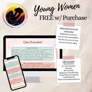 LDS Young Women Sacrament Program | 100% Editable in CANVA | Youth ...