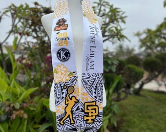 Polynesian Graduation Stole (predesigned) - Etsy
