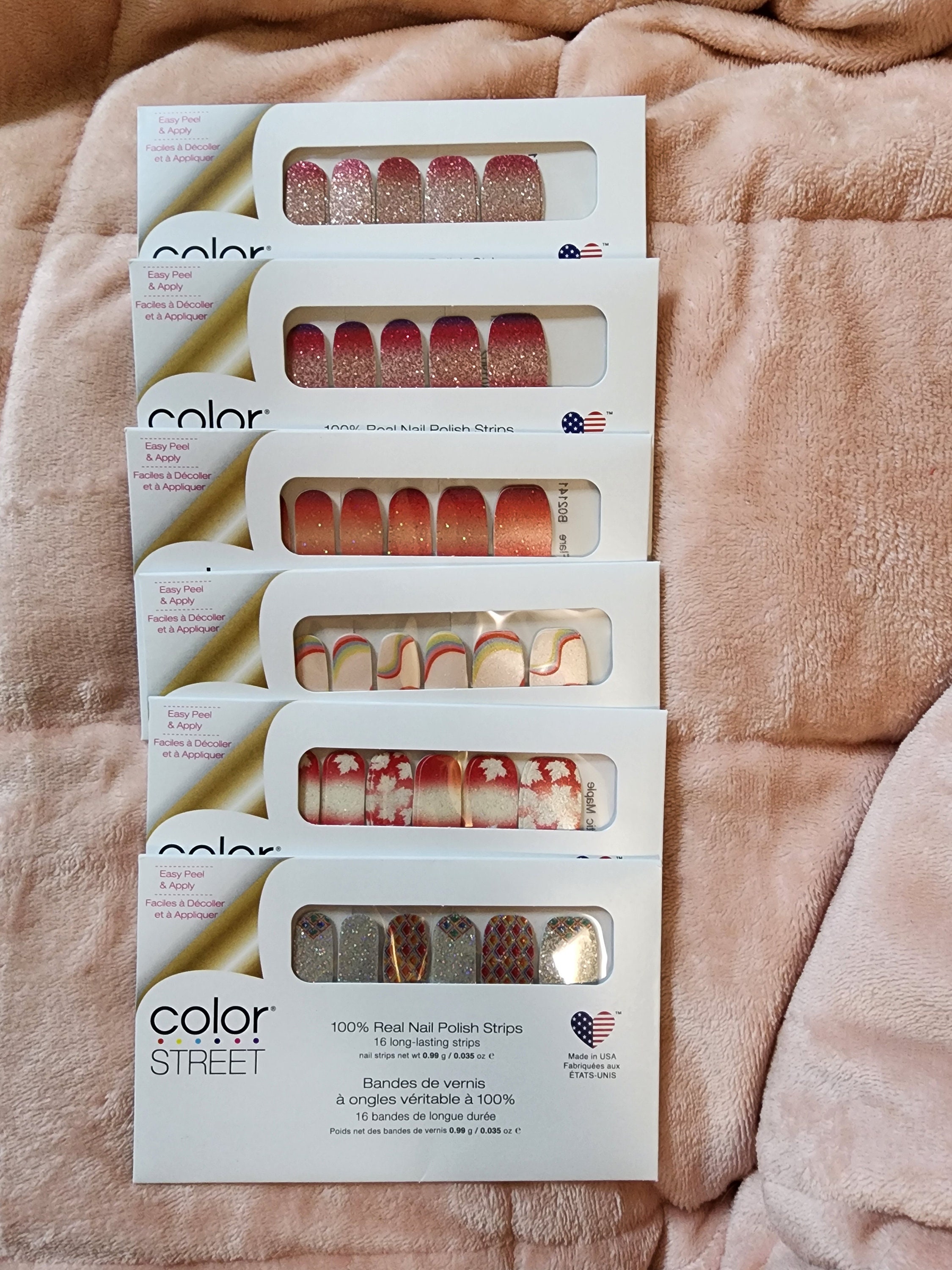 Color Street/ Nail Wraps/ Nail Strips/ Retired/ Coral Bay/ Nuclear ...