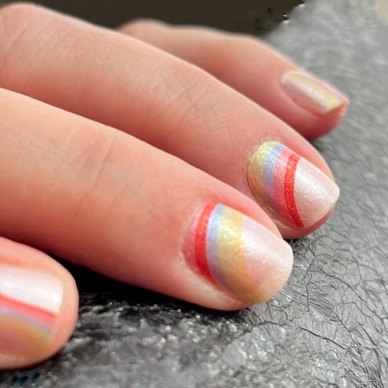 Color Street/ Nail Wraps/ Nail Strips/ Retired/ Coral Bay/ Nuclear ...