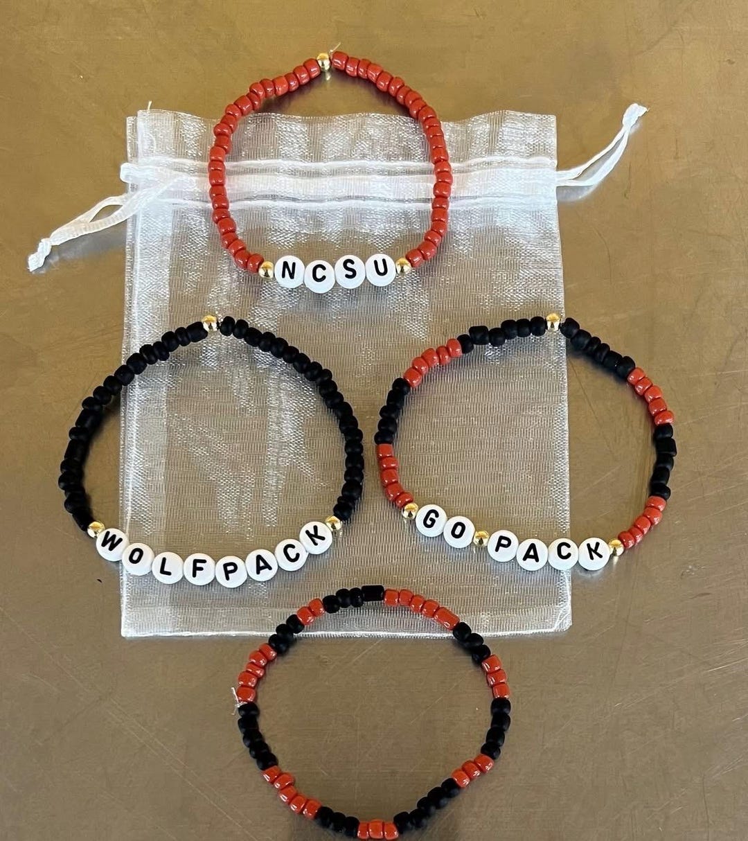 NC State Wolfpack Bracelets - Etsy