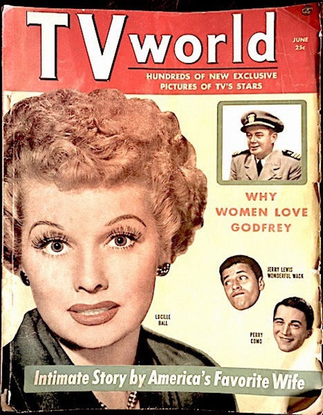 TV World Magazine With Lucille Ball Cover, June 1953 - Etsy