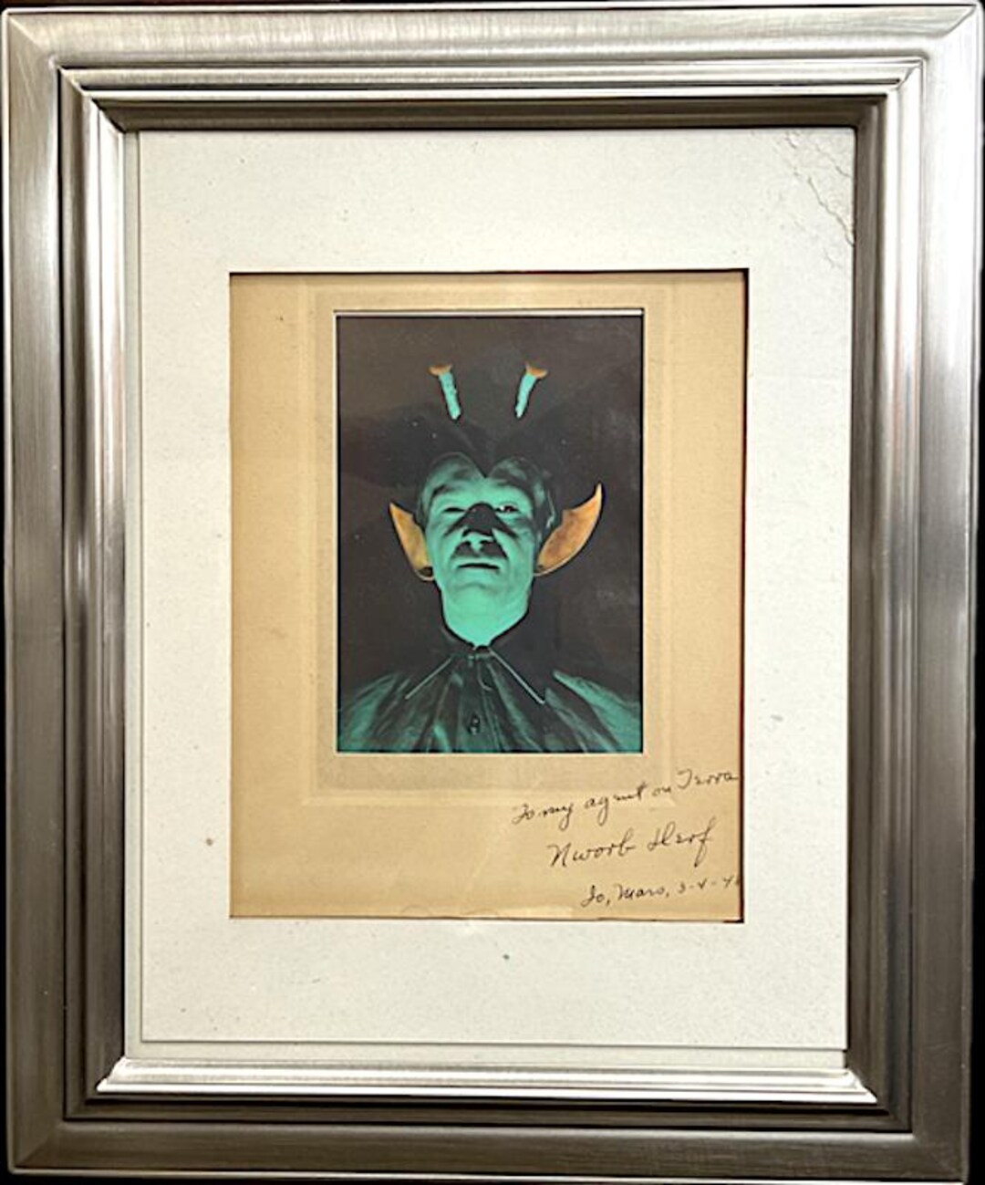 Fredric Brown Original Photo Hand-colored & -signed ONE-OF-A-KIND ...