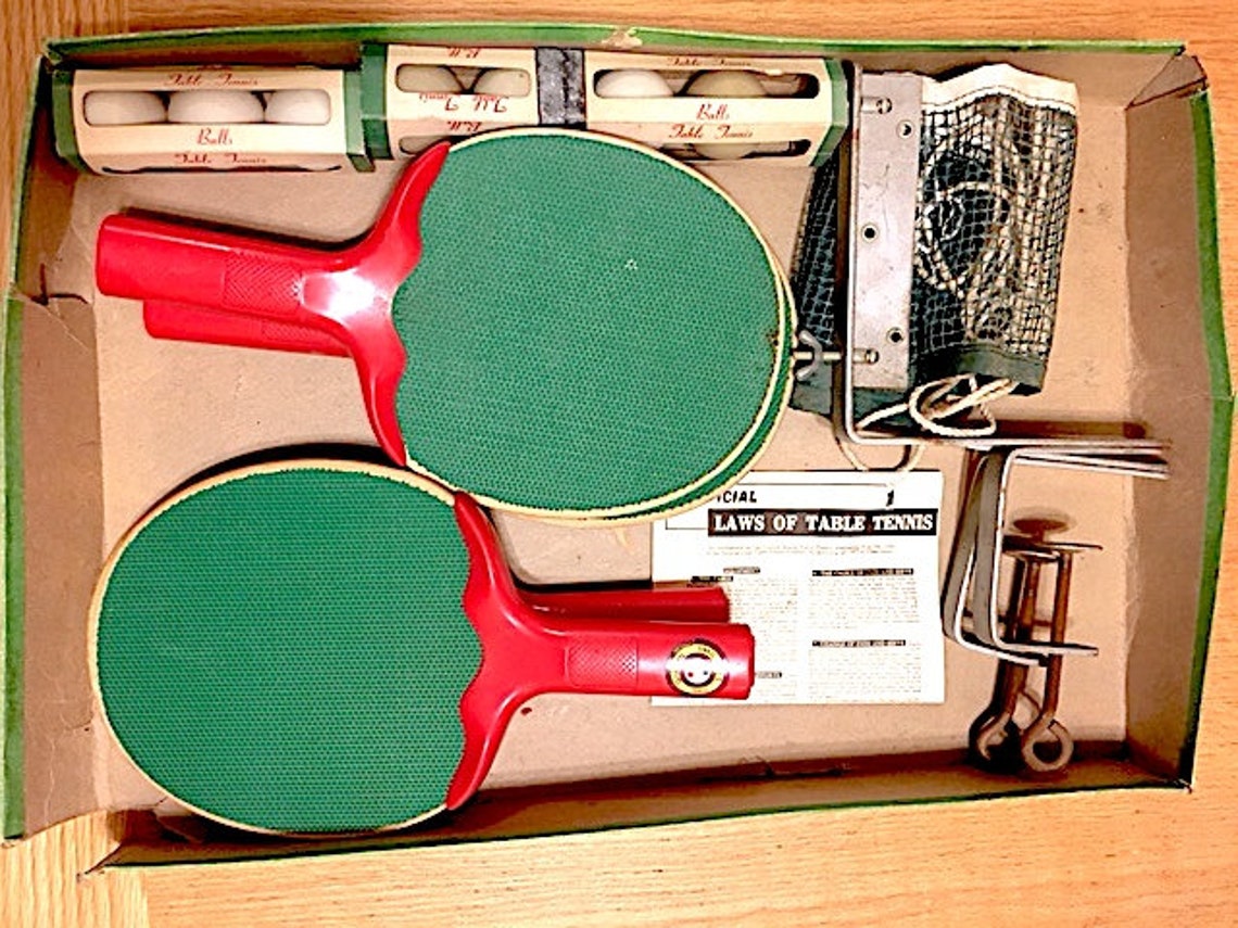Wilson Table Tennis Set, années 1950 - Etsy France