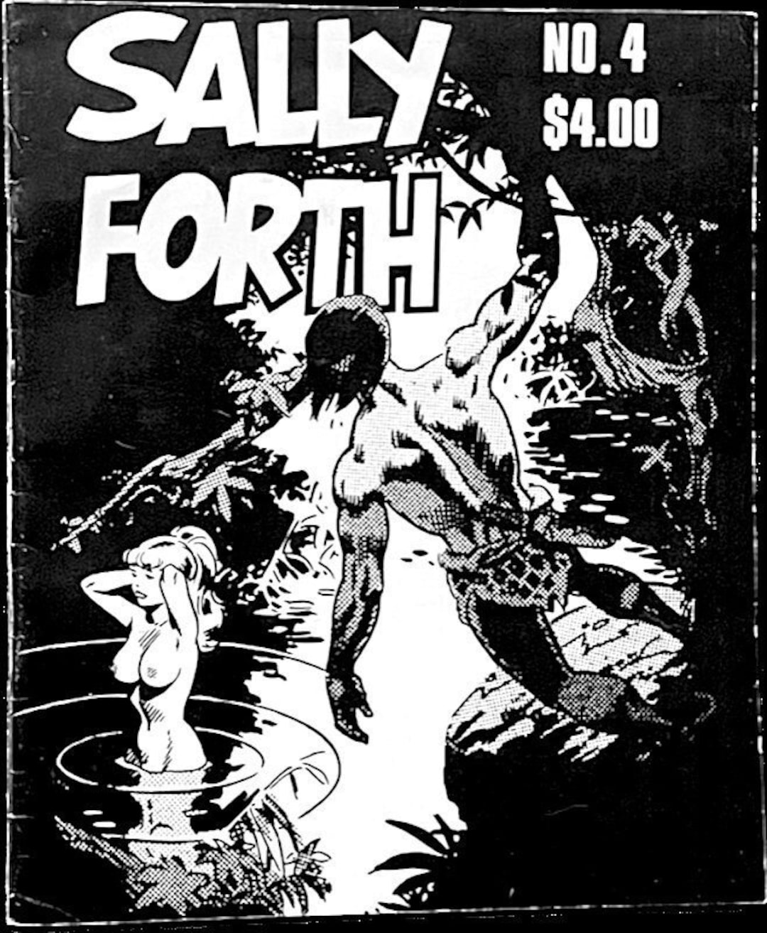 Sally Forth Sally Goes Ape Vintage Underground Comic No 4 By Wallace Wally Wood Original