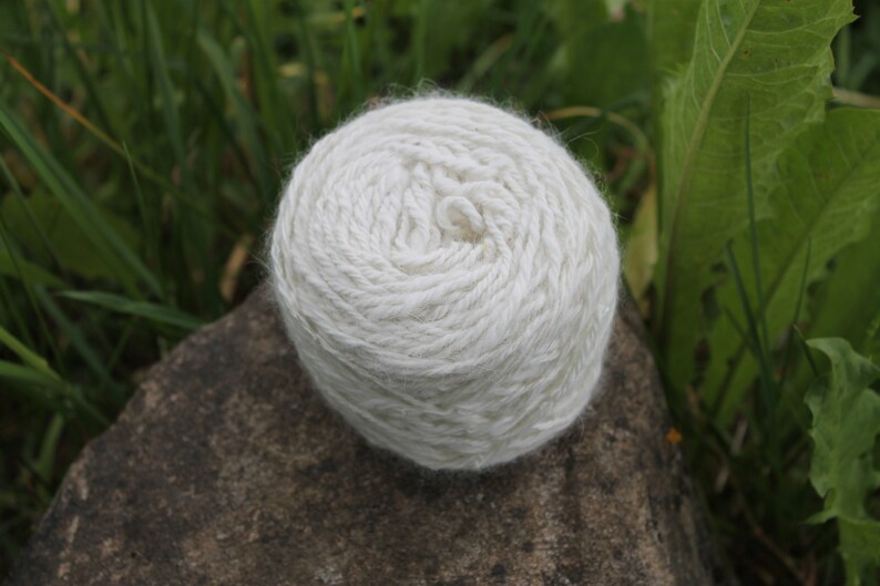 Angora Rabbit Yarn 3 Ply Yarn White Color Yarn Medium - Etsy