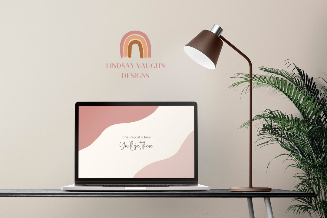 One Step at a Time Desktop Wallpaper, Minimalist Desktop Laptop ...