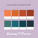 Fall Tones Color Palette: Autumn Hues, Hex Codes (digital Art) - Etsy
