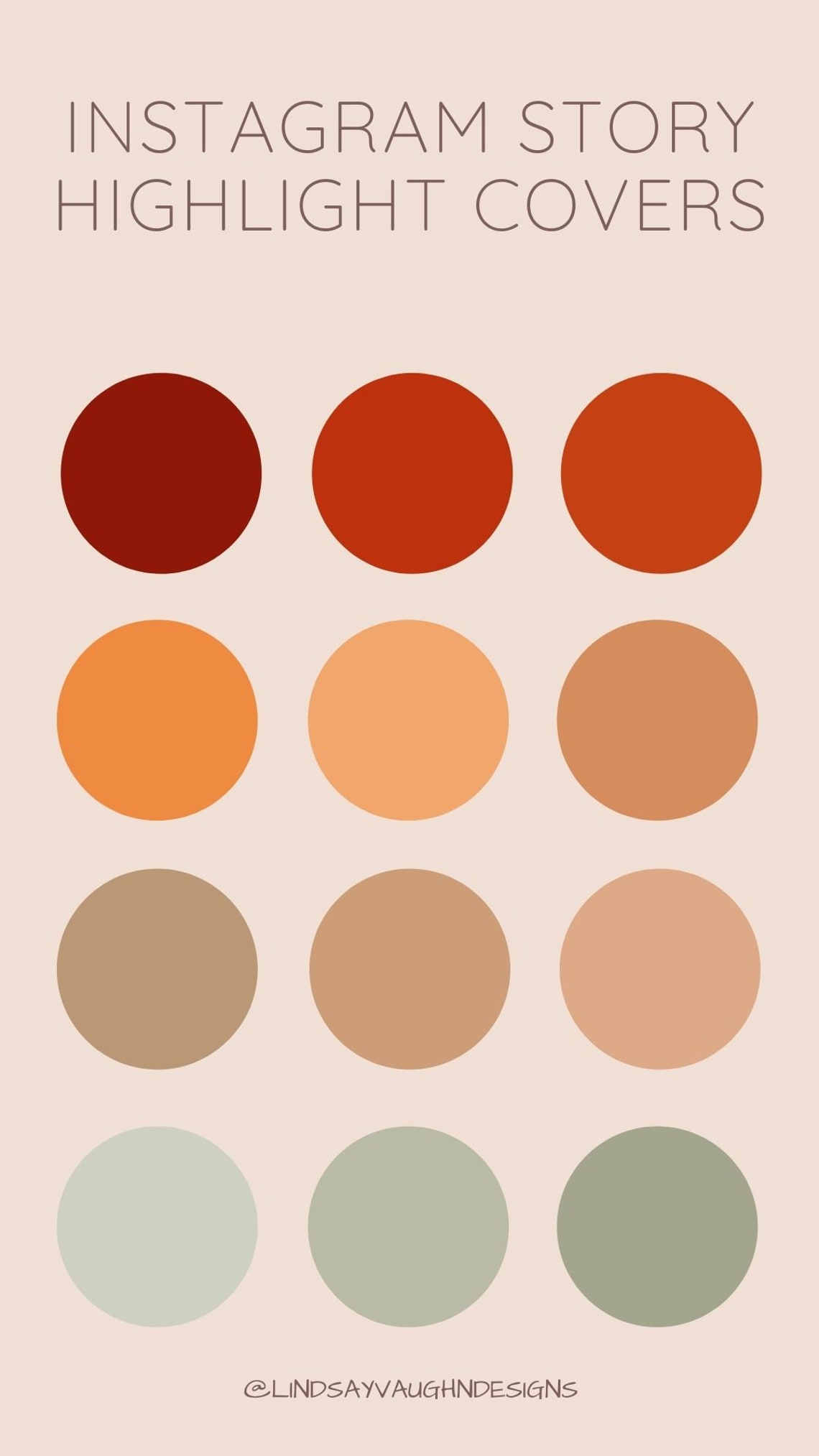 Plant Colored Instagram Highlight Covers - Aesthetically Pleasing and ...