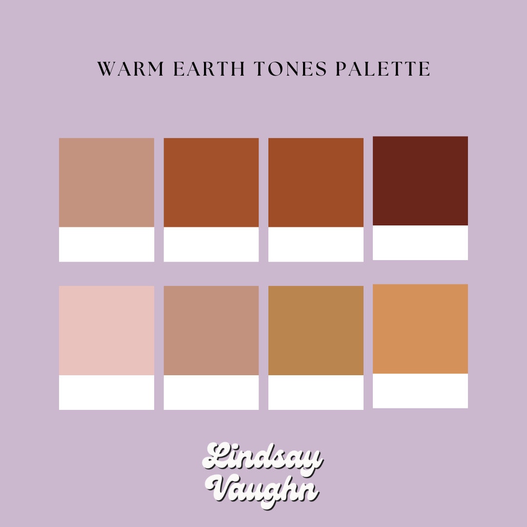 Warm Earth Tones Color Palette Color Swatches Earth Tones Warm Retro