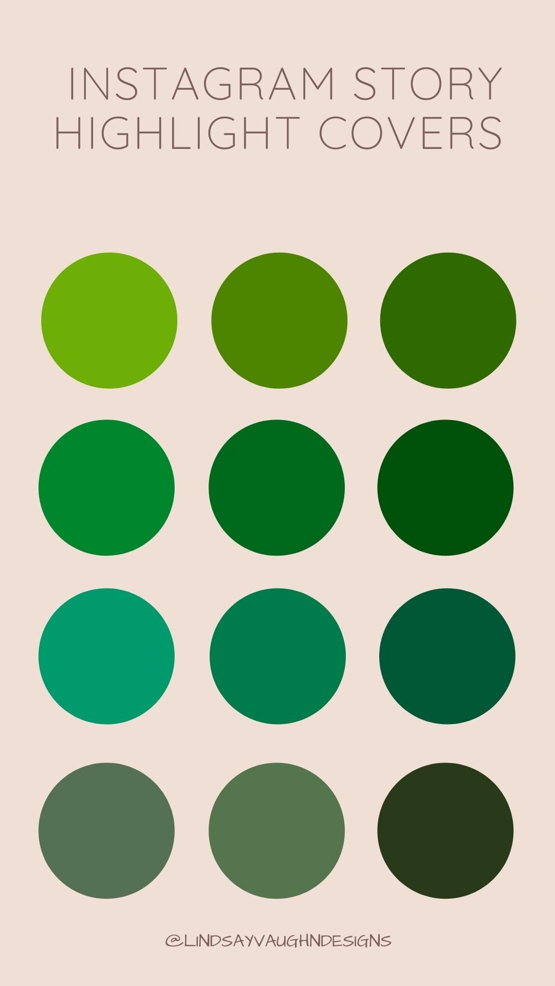 Green Solid Instagram Highlight Covers, Green Instagram Covers ...