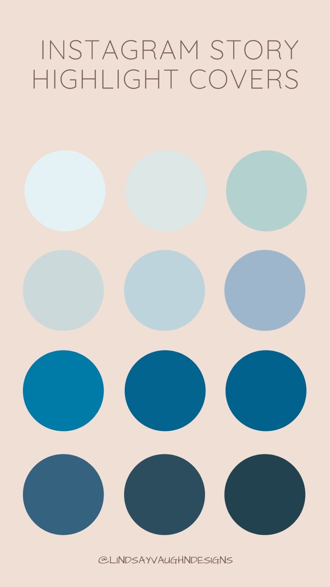 Blue Solid Instagram Highlight Covers, Blue Instagram Covers, Instagram ...