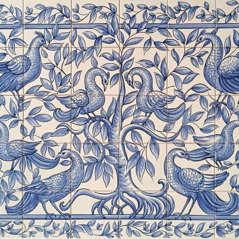 Large Tile Mural - Etsy