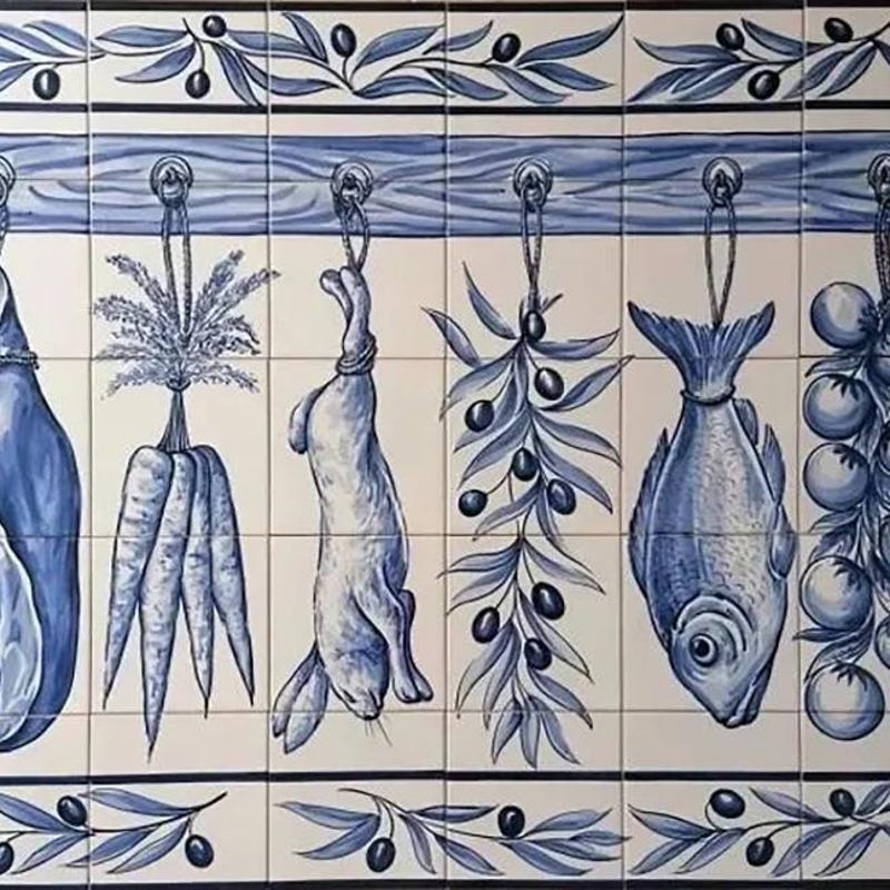 Hand Painted Tiles - Etsy