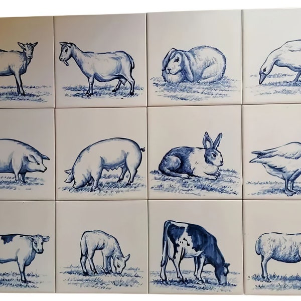 Animals Tiles - Etsy