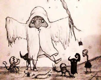 Creepy puppet | Etsy