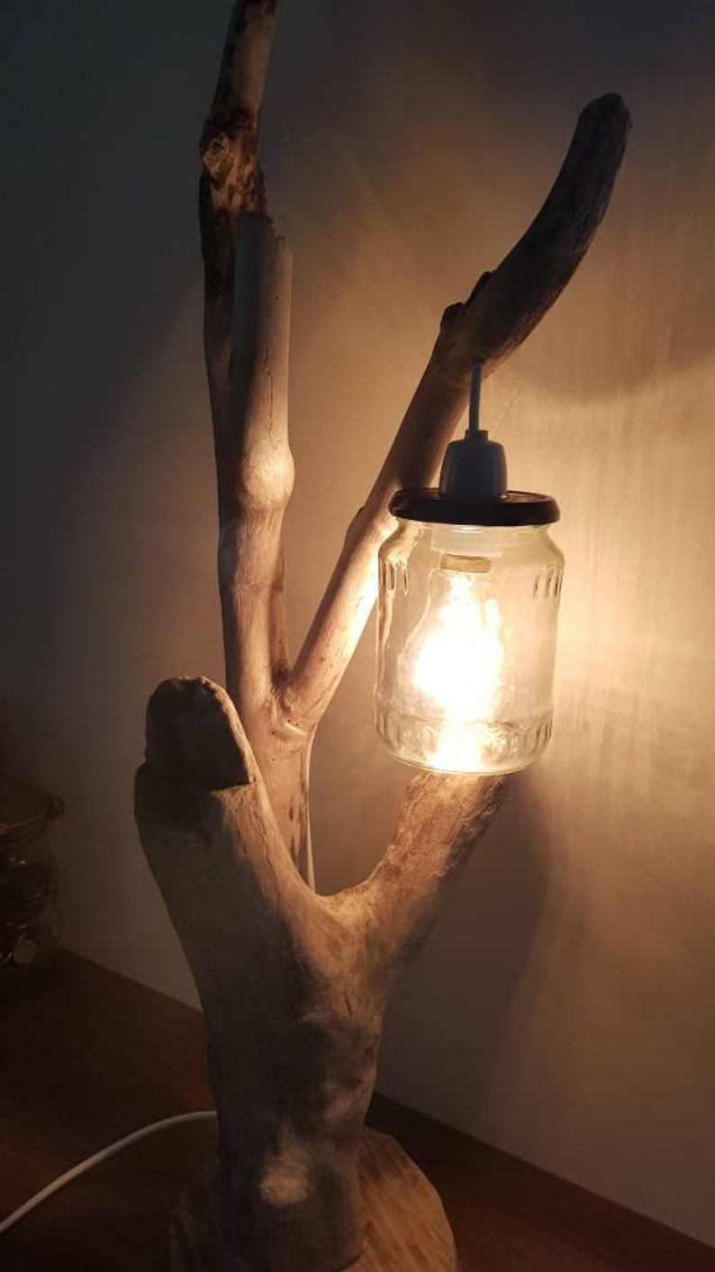 Driftwood lamp | Etsy