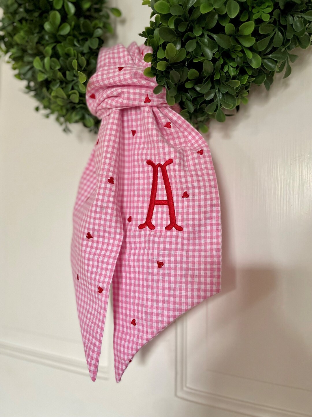 Valentines Wreath Sash - Etsy