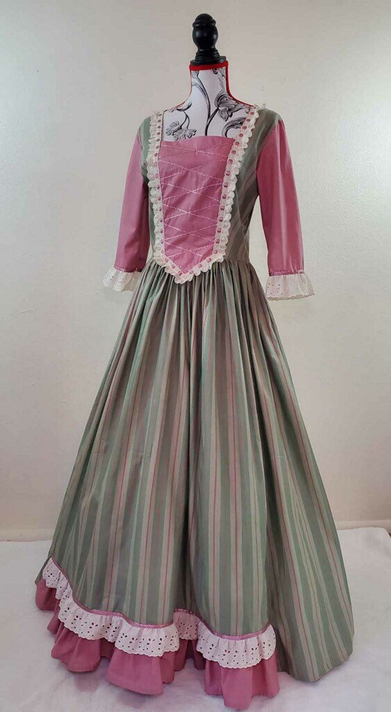 Misses Size 12 Colonial Frontier Fantasy Costume Mauve and | Etsy