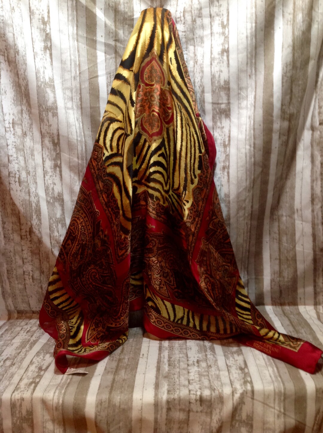 Luciano Soprani Vintage Silk Scarf - Etsy