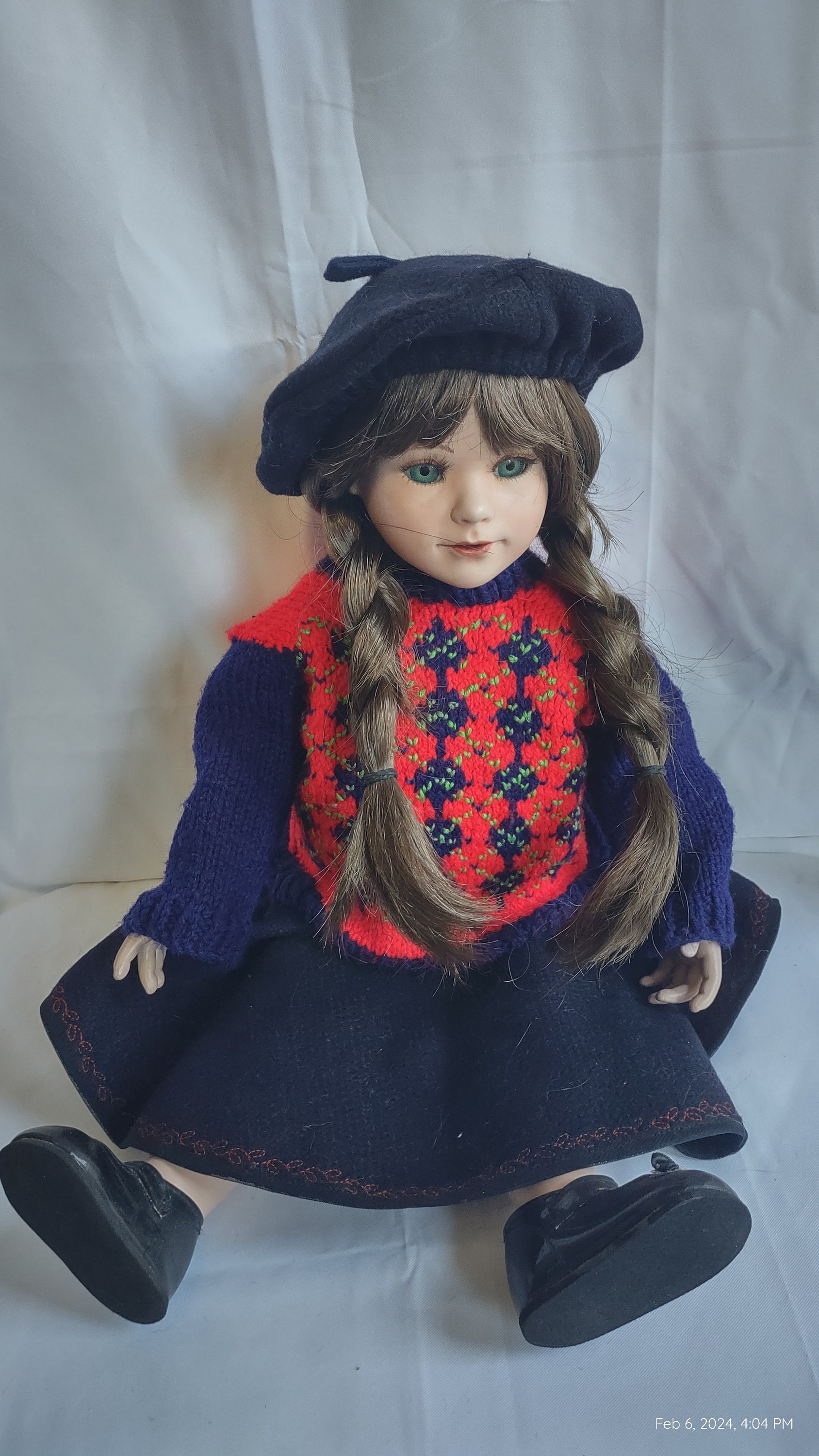 Handmade Porcelain Molly American Girl Doll: One-of-a-kind Collectible ...